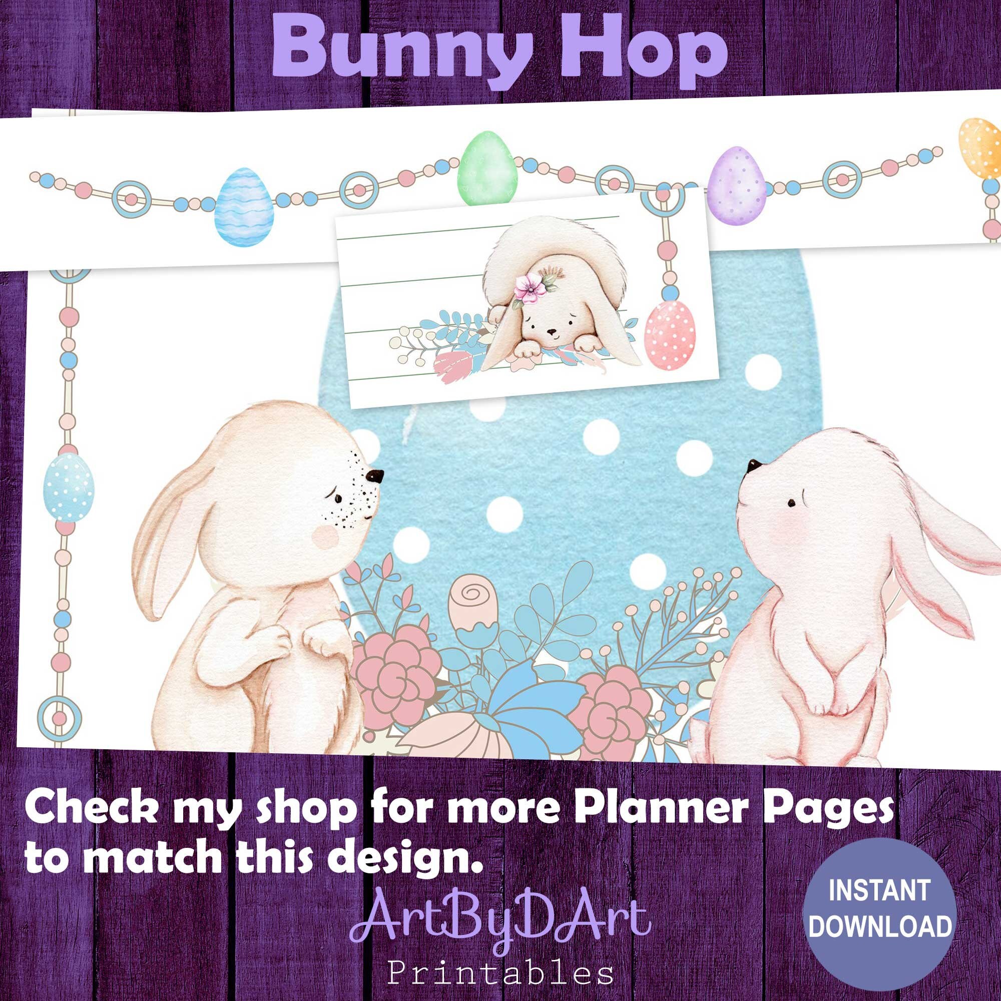 EDITABLE Easter Theme Printable Divider/cover & Notes for A5, US Letter ...