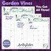 EDITABLE Plant Theme Printable Monthly Calendar for A5, US Letter, and ...