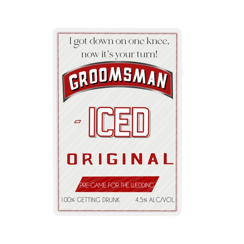 Groomsman Sticker - Etsy