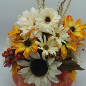Fall Flower Arrangement, Autumn Table Decor, Decoration, Halloween ...