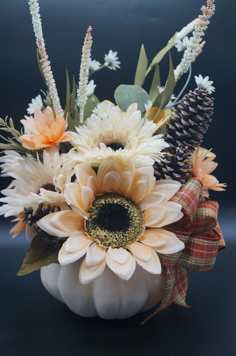 Fall Floral Arrangement, Fall Decor, Fall Flower Arrangement, Autumn ...