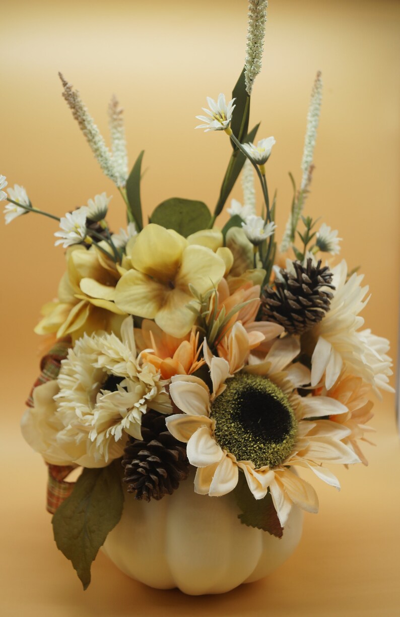 Fall Floral Arrangement, Fall Decor, Fall Flower Arrangement, Autumn ...