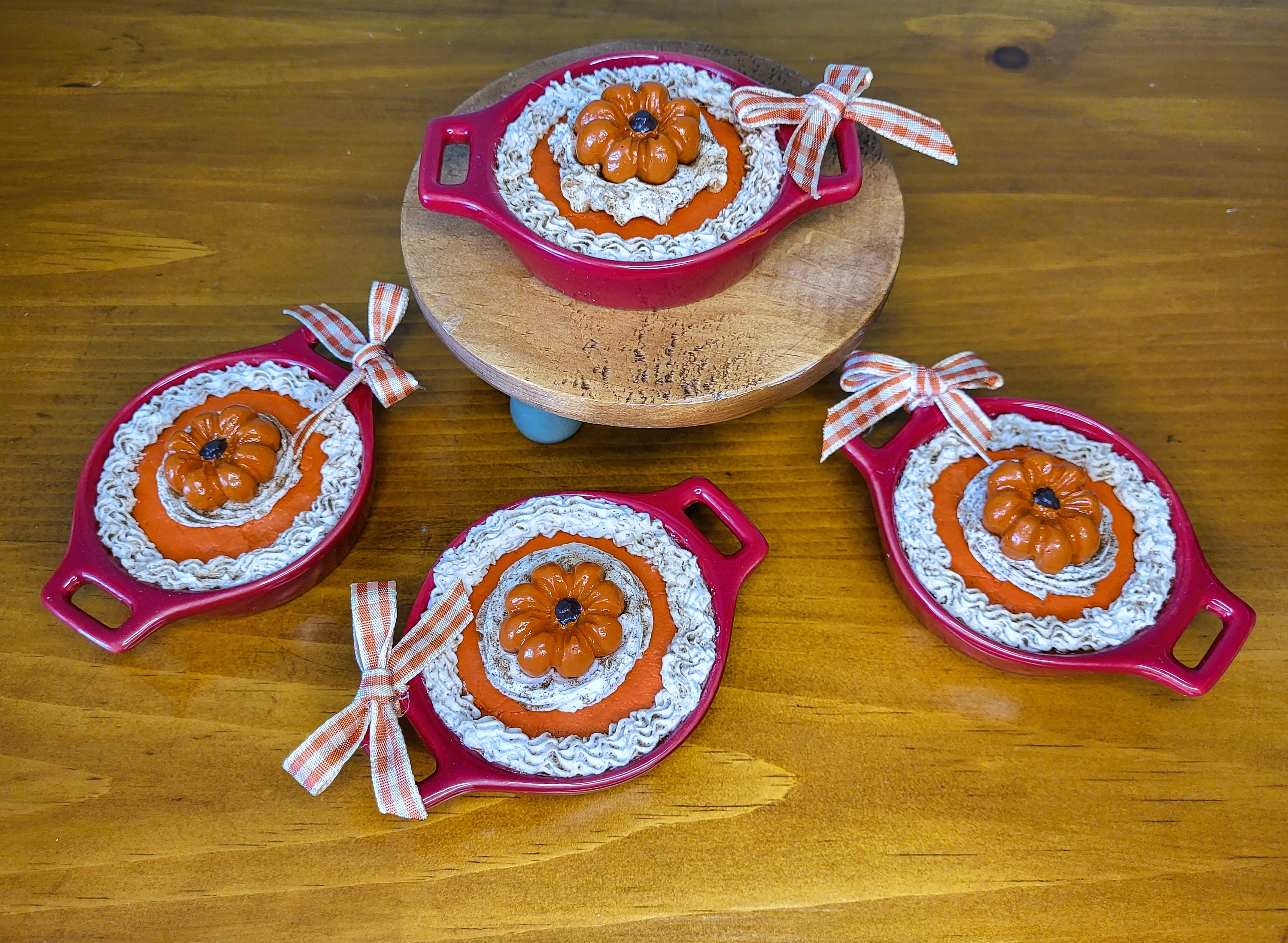 Mini Pies, Farmhouse Decor, Tiere Tray Decor., Summer, Fall, Autumn ...