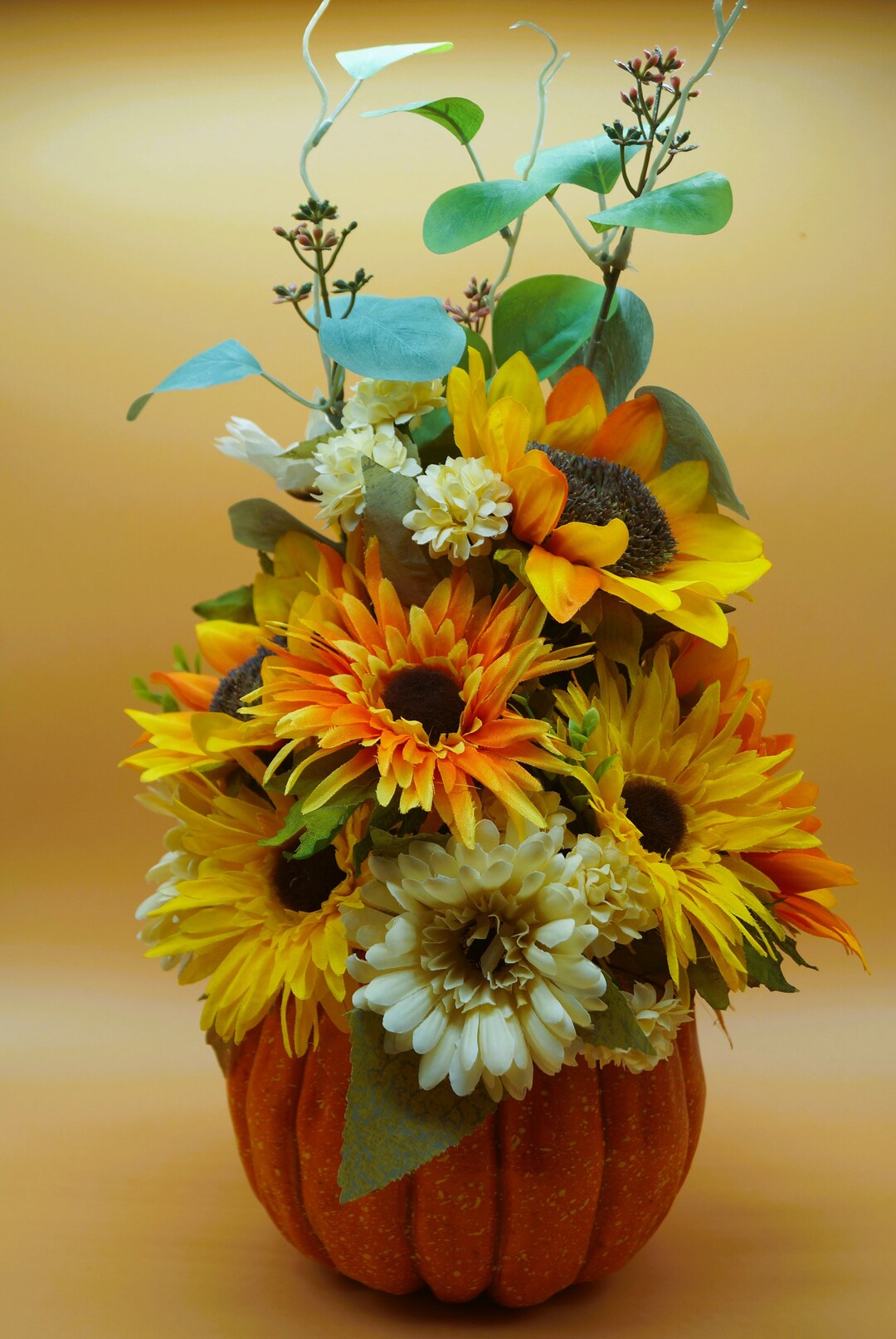 Fall Floral Arrangement, Fall Decor, Fall Flower Arrangement, Autumn ...