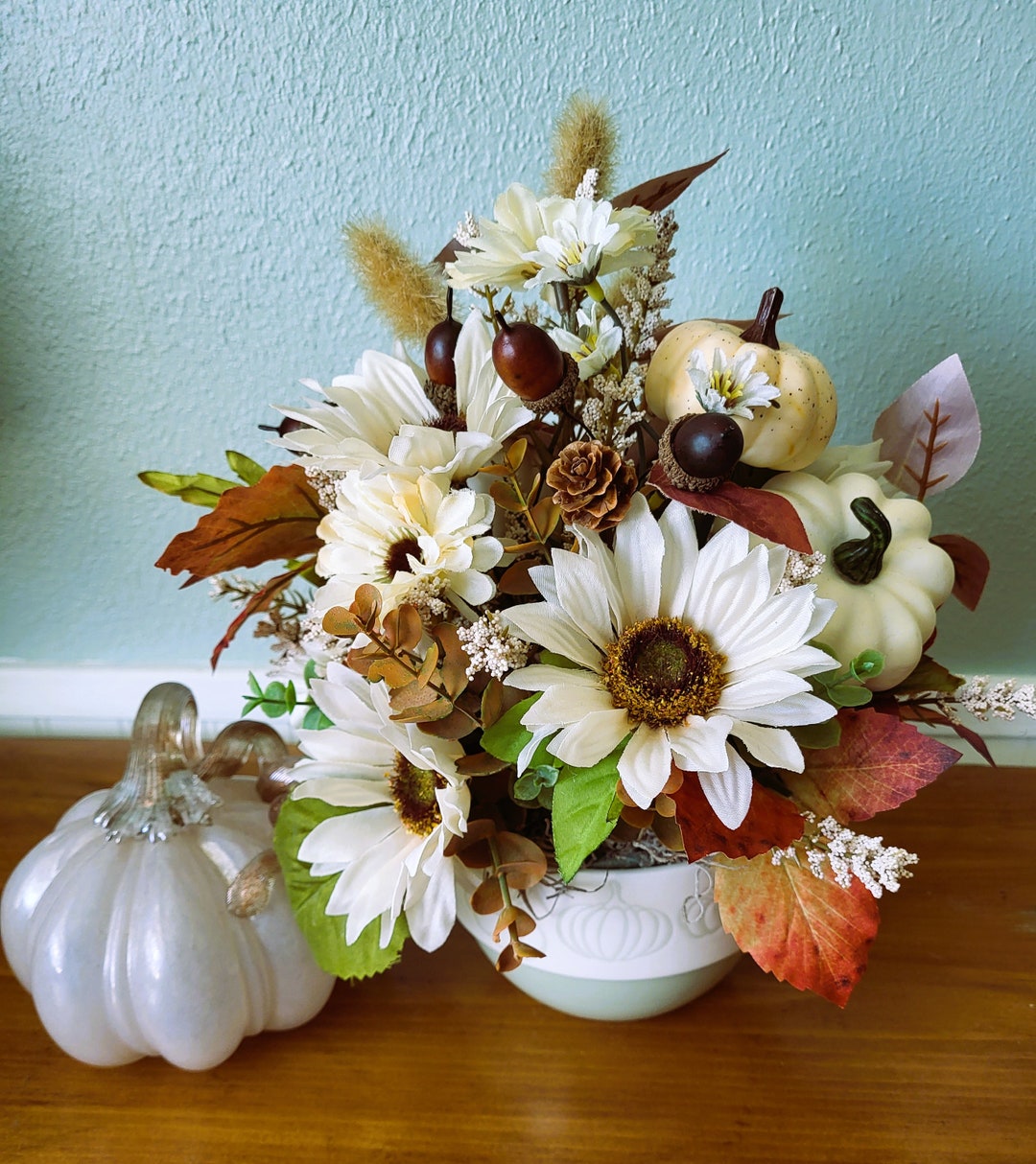Thanksgiving, Autumn, Fall Centerpiece, Table Centerpiece, Farmhouse ...