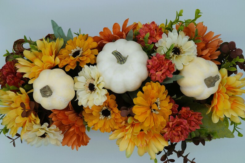 Fall Floral Arrangement, Fall Decor, Fall Flower Arrangement, Autumn ...