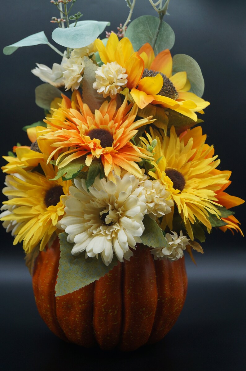 Fall Floral Arrangement, Fall Decor, Fall Flower Arrangement, Autumn ...