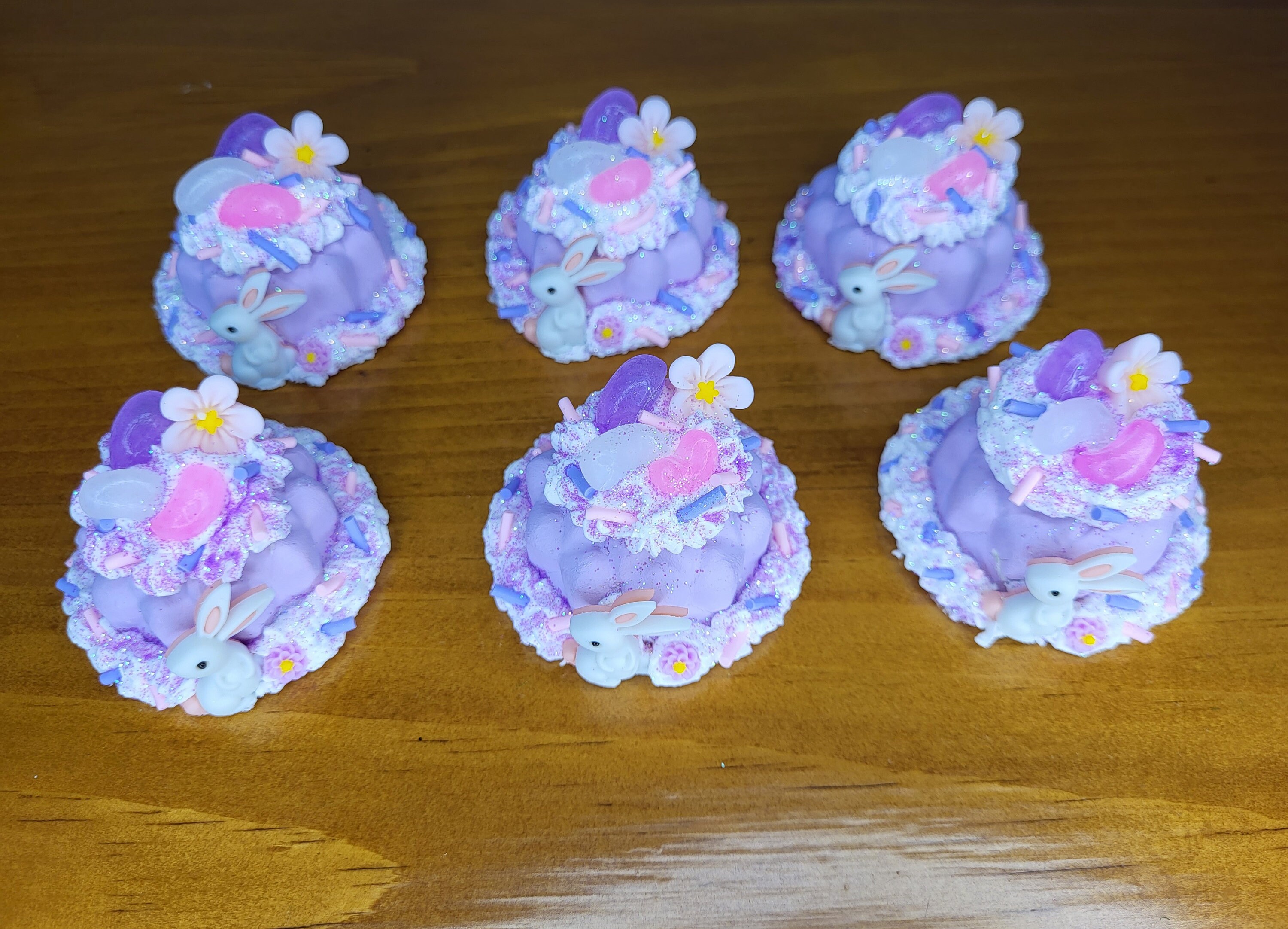 Easter Mini Bundt Cakes, Spring Mini Bundt Cakes, Mini Rabbit Bundt Cakes, Mini Easter Egg Bunbt ...