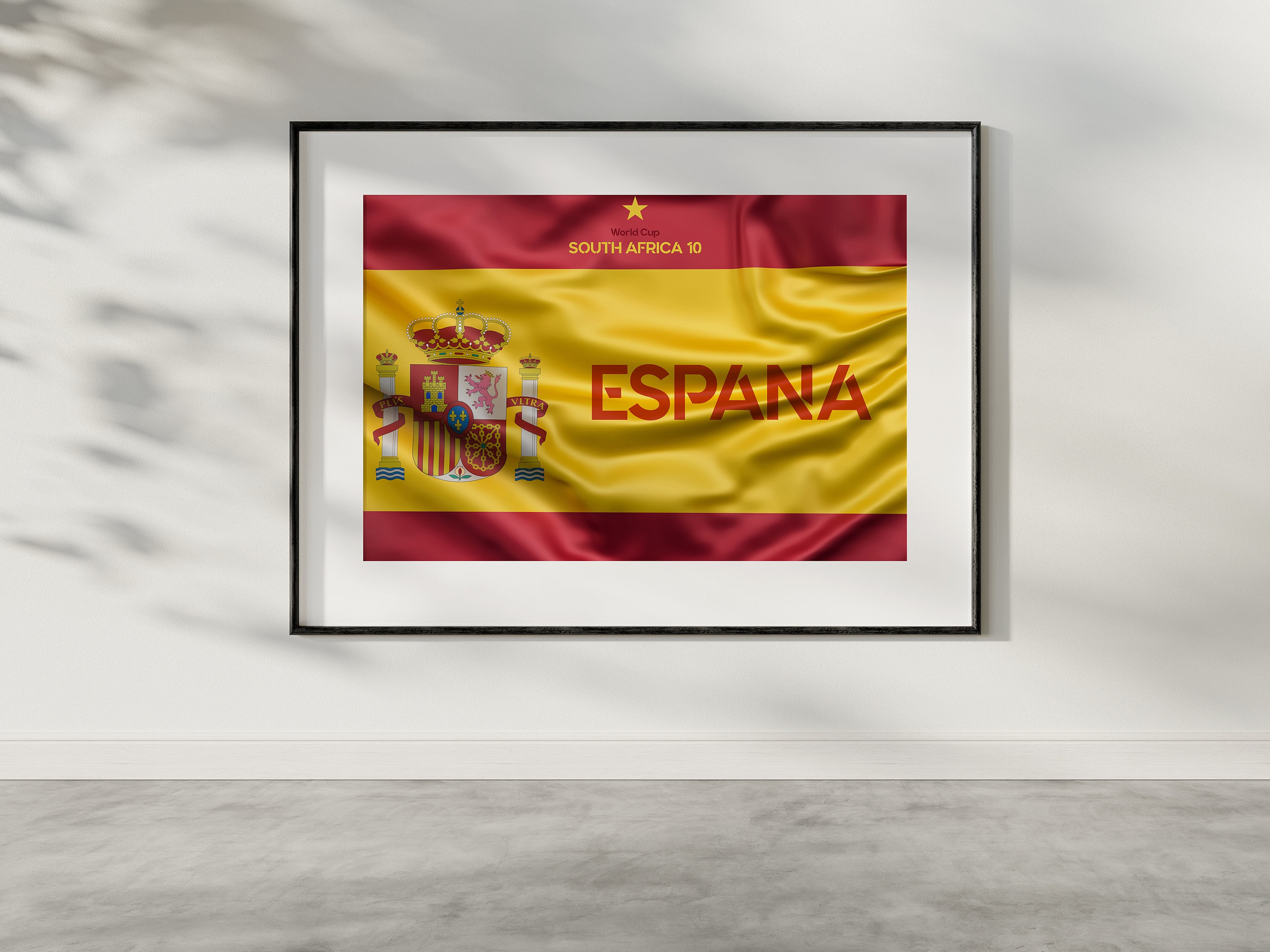 Football Poster ESPANA World Cup Winner Football Wallpaper A4 A3 A2 A1 ...