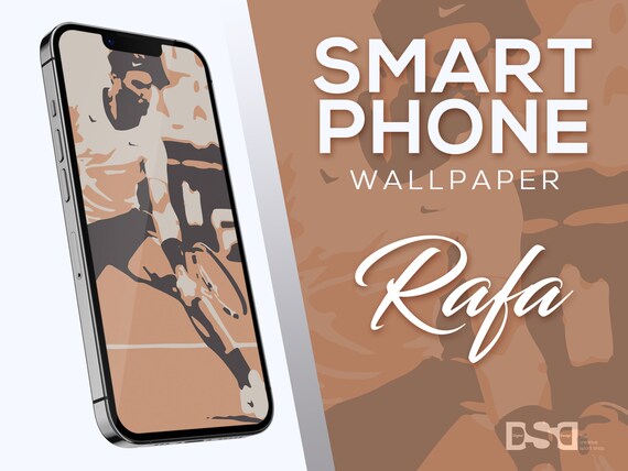 Wallpaper SPORT TENNIS Rafa for Smartphone Sports Graphics | Etsy