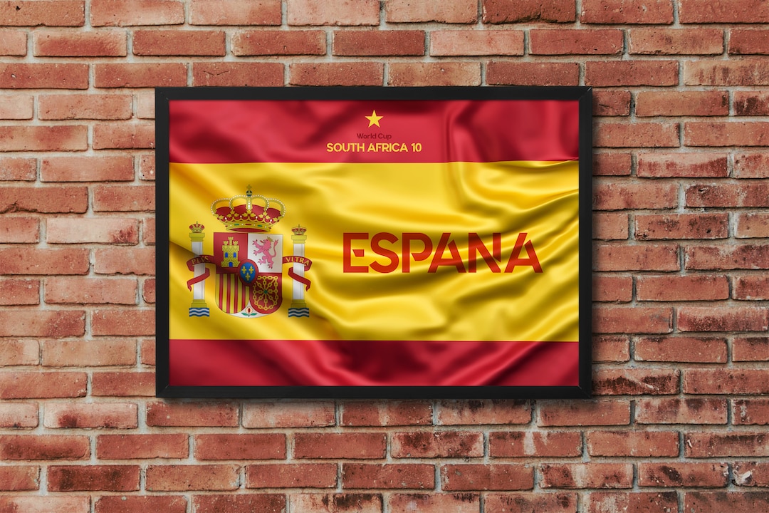 Football Poster ESPANA World Cup Winner Football Wallpaper A4 A3 A2 A1 ...