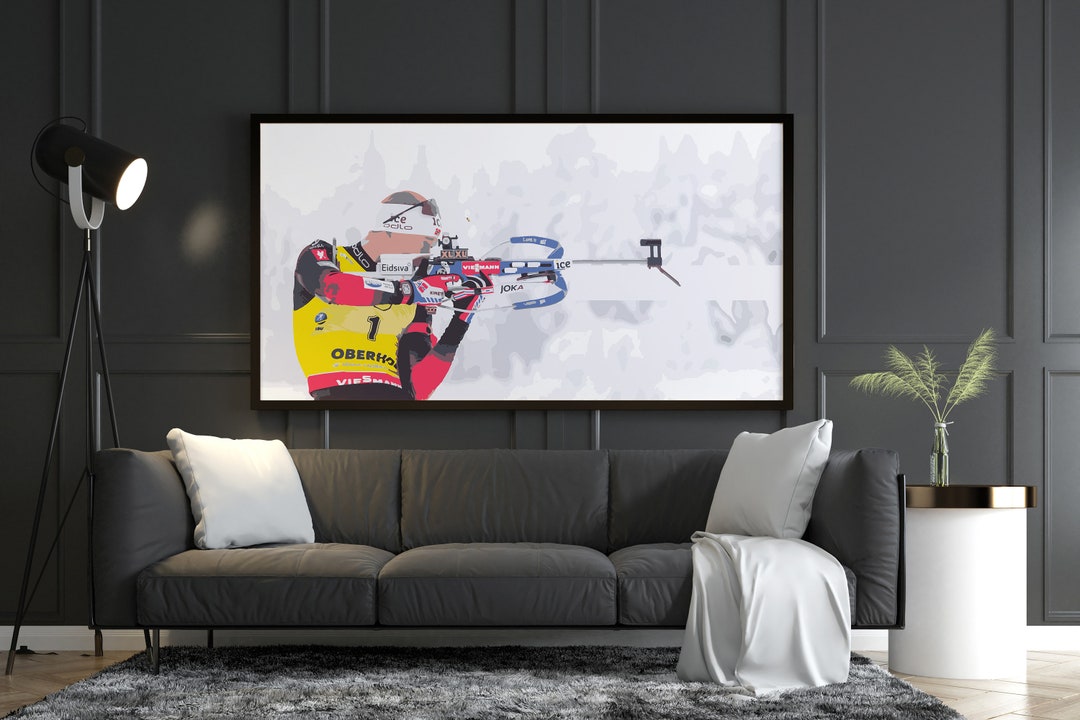 Poster SPORT Biathlon Johannes Bø Poster Deco Poster - Etsy