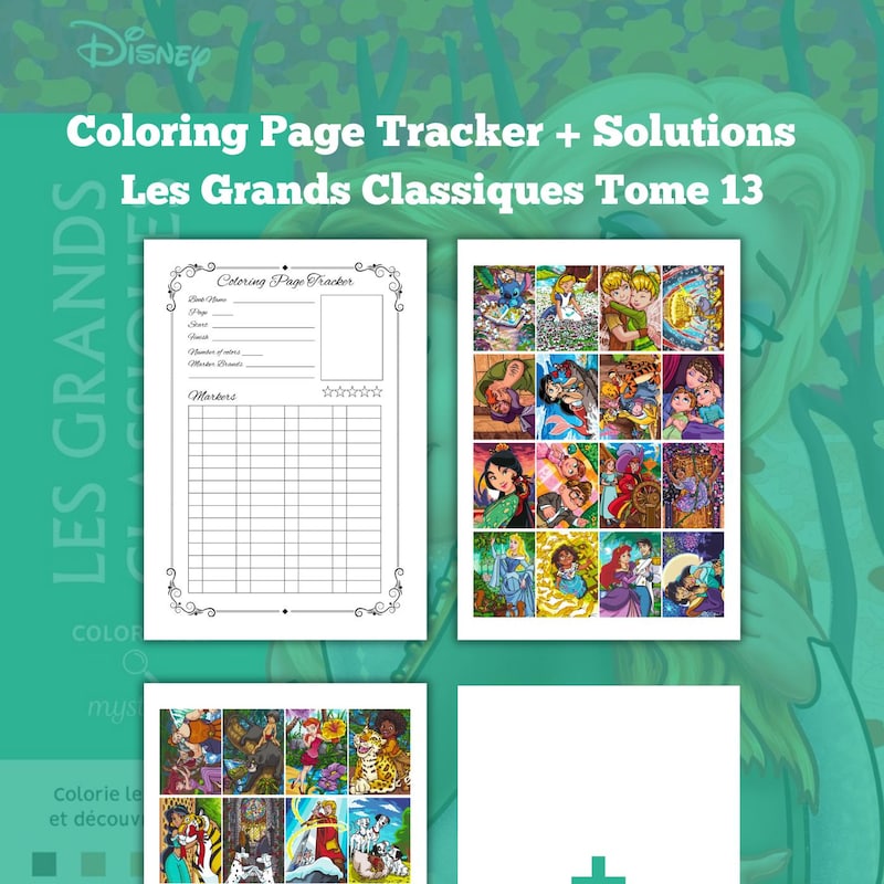 Coloring Book Code Tracker - Etsy UK