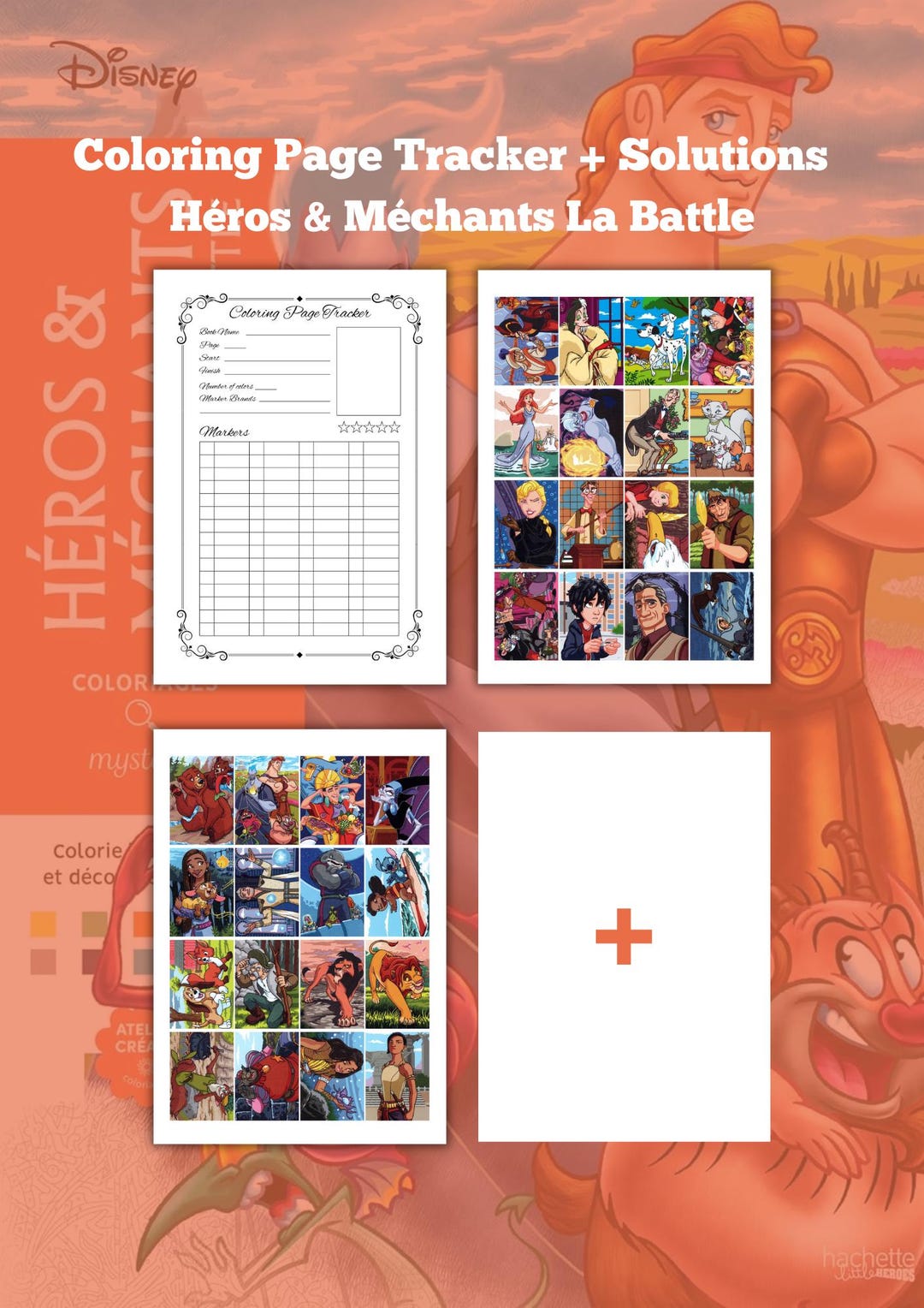Coloring Page Tracker - Solution Heros & Mechants La Battle - Coloring ...