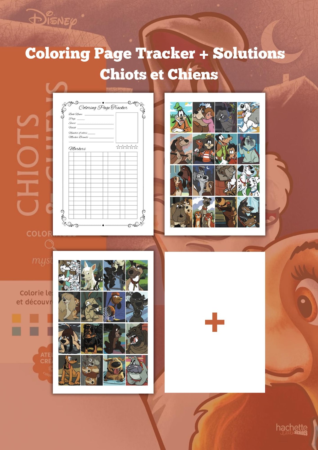 Coloring Page Tracker - Solution Chiots Et Chiens - Coloring Tracker ...