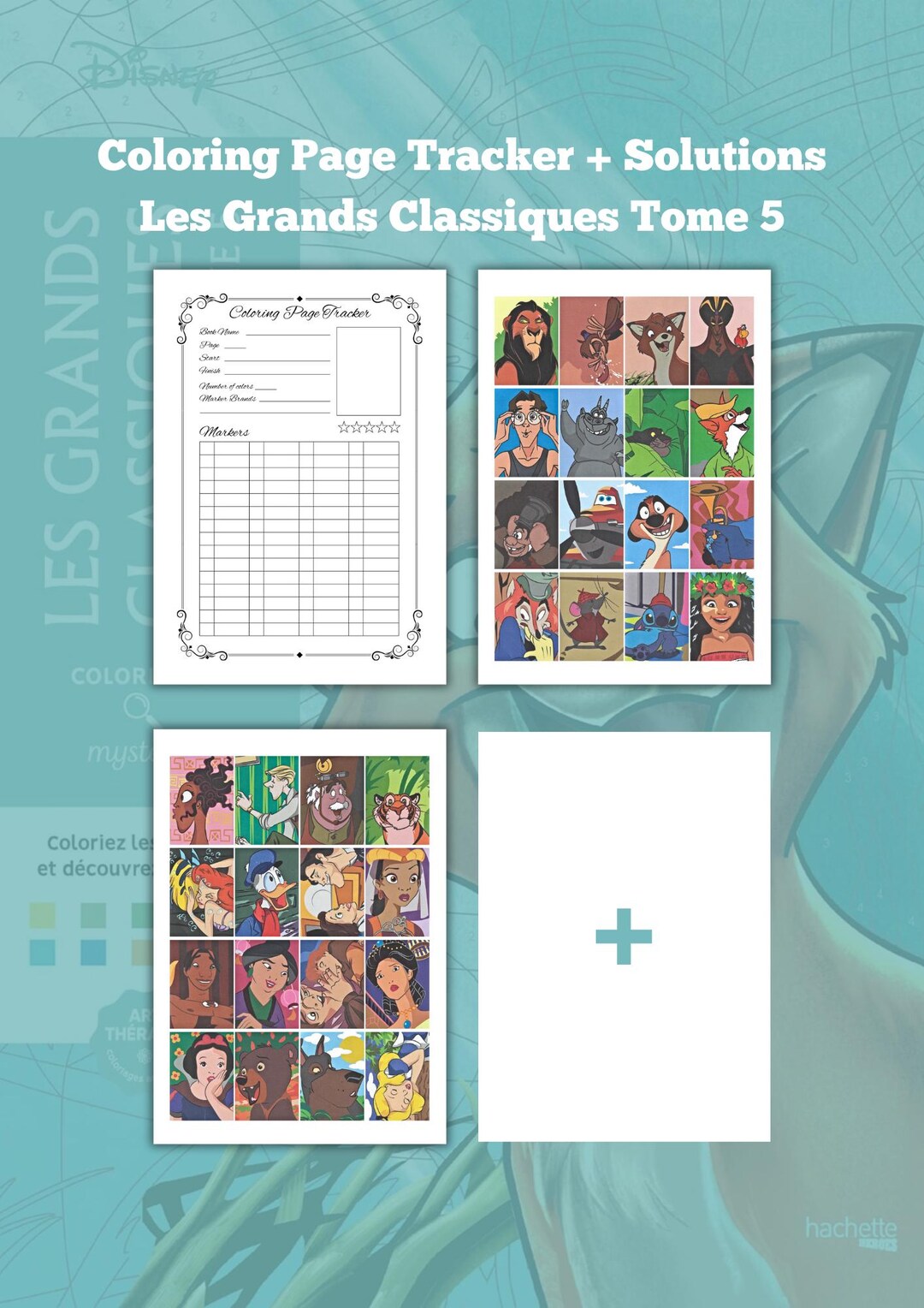 Coloring Page Tracker - Solution Tome 5 - Coloring Tracker Template ...