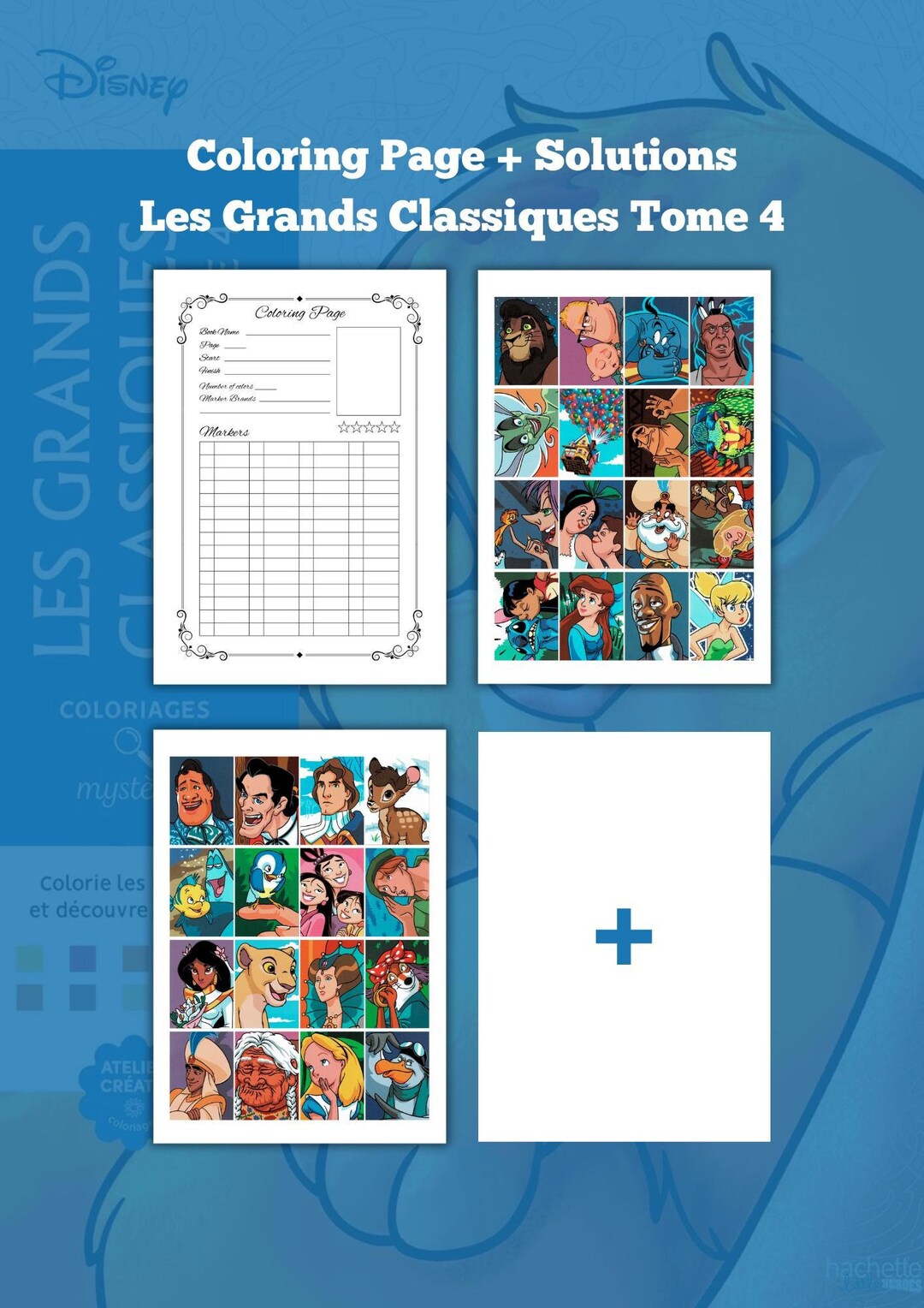 Disney Coloring Page Tracker - Solution Tome 4 - Coloring Tracker ...