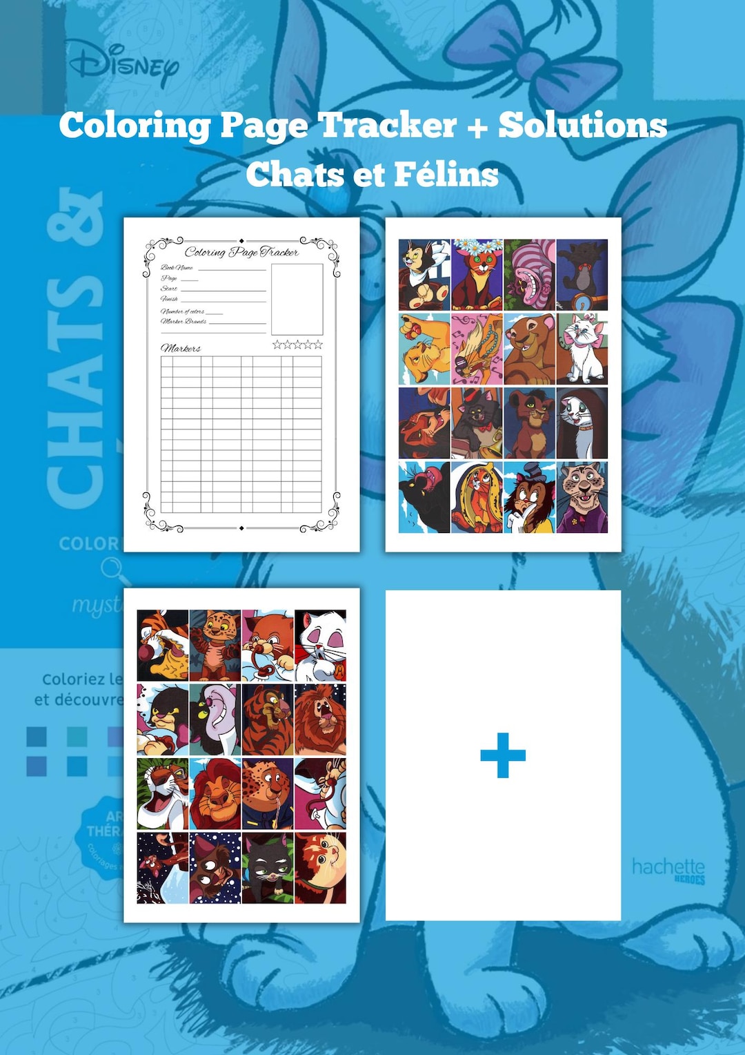 Disney Coloring Page Tracker - Solutions Chats Et Félins - Coloring ...