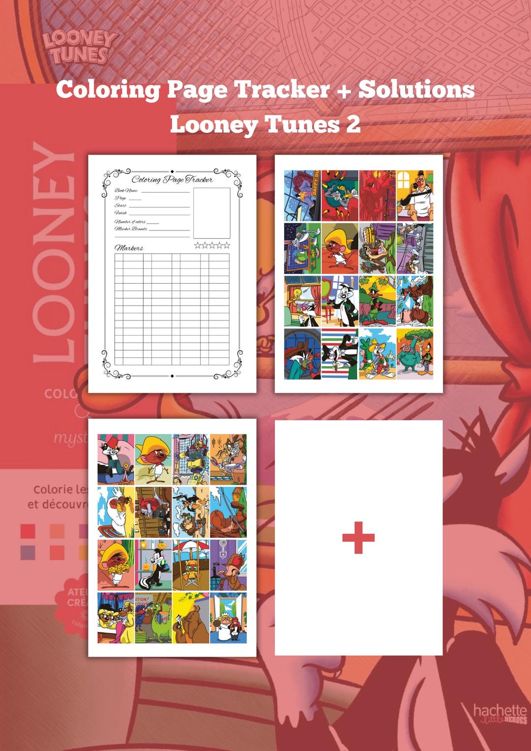 Coloring Page Tracker - Solution Looney Tunes 2 - Coloring Tracker ...