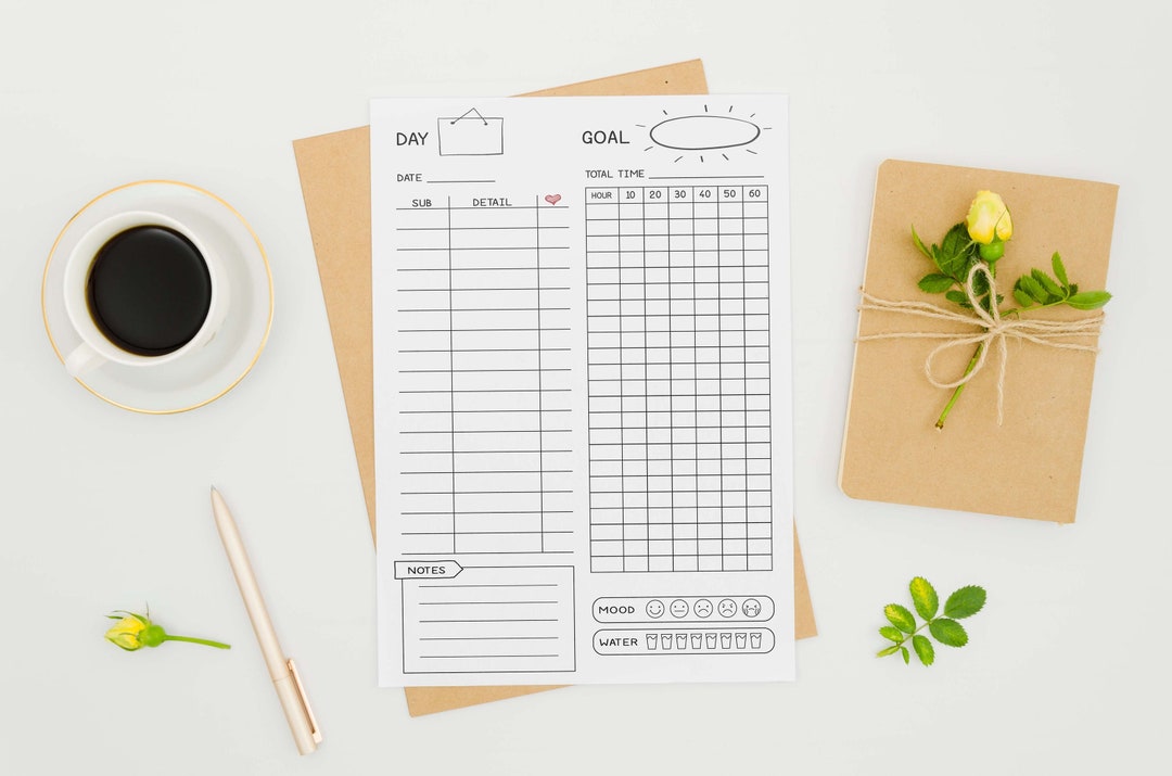 Korean Study Planner, Planner Printable, Study Planner Printable, A5 ...