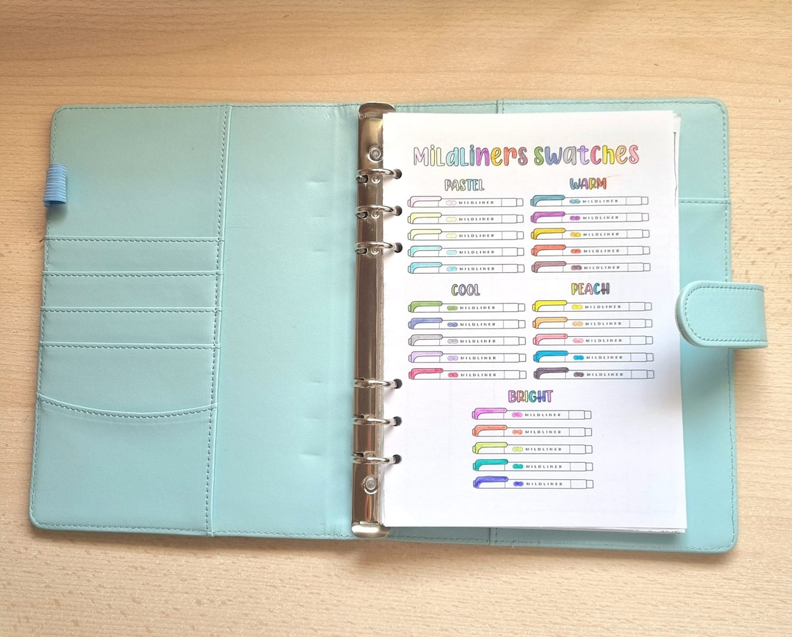 Mildliner Swatches Updated New Colors, Mildliner Markerswatch, Color ...