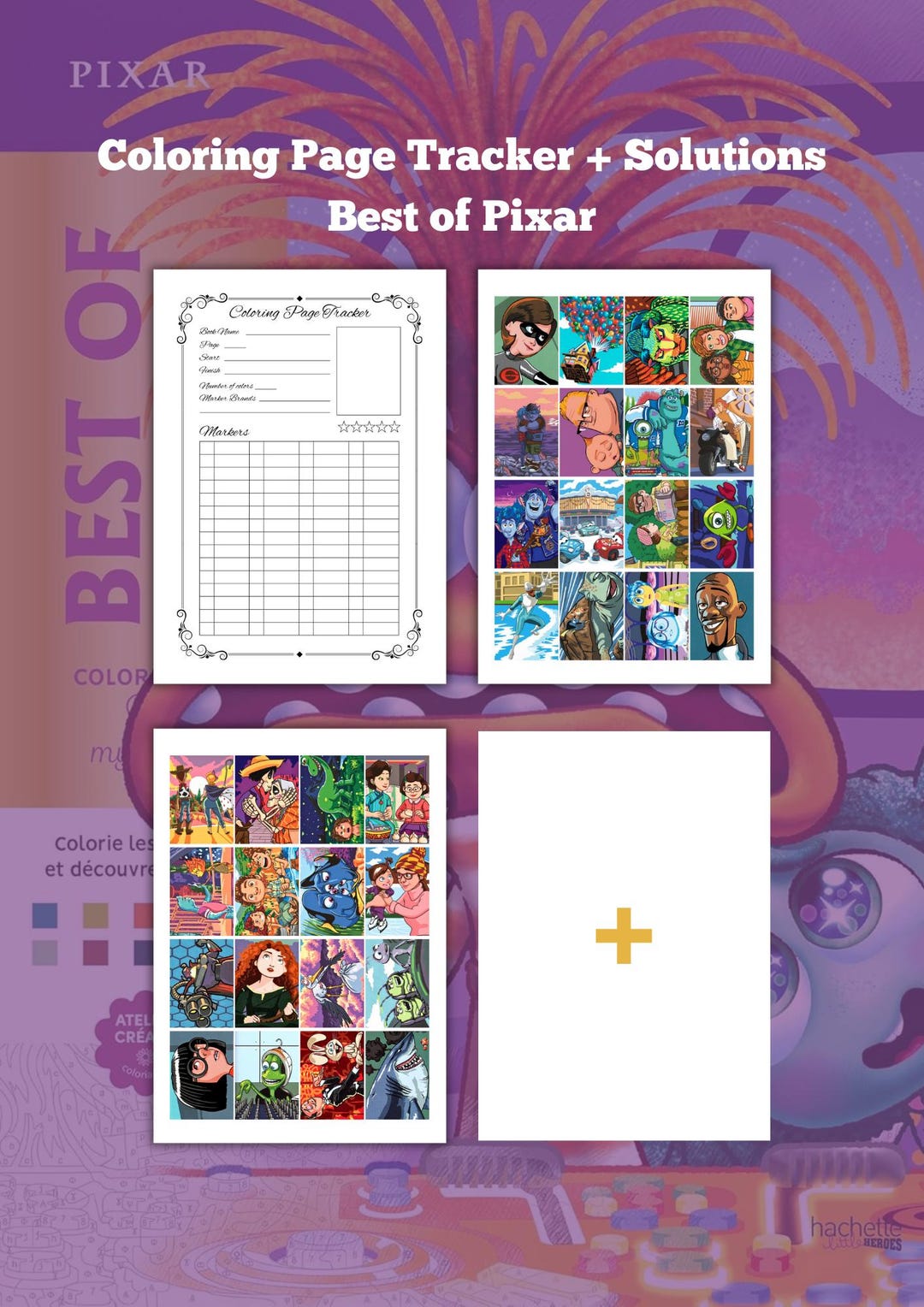 Coloring Page Tracker - Solution Best of Pixar - Coloring Tracker ...