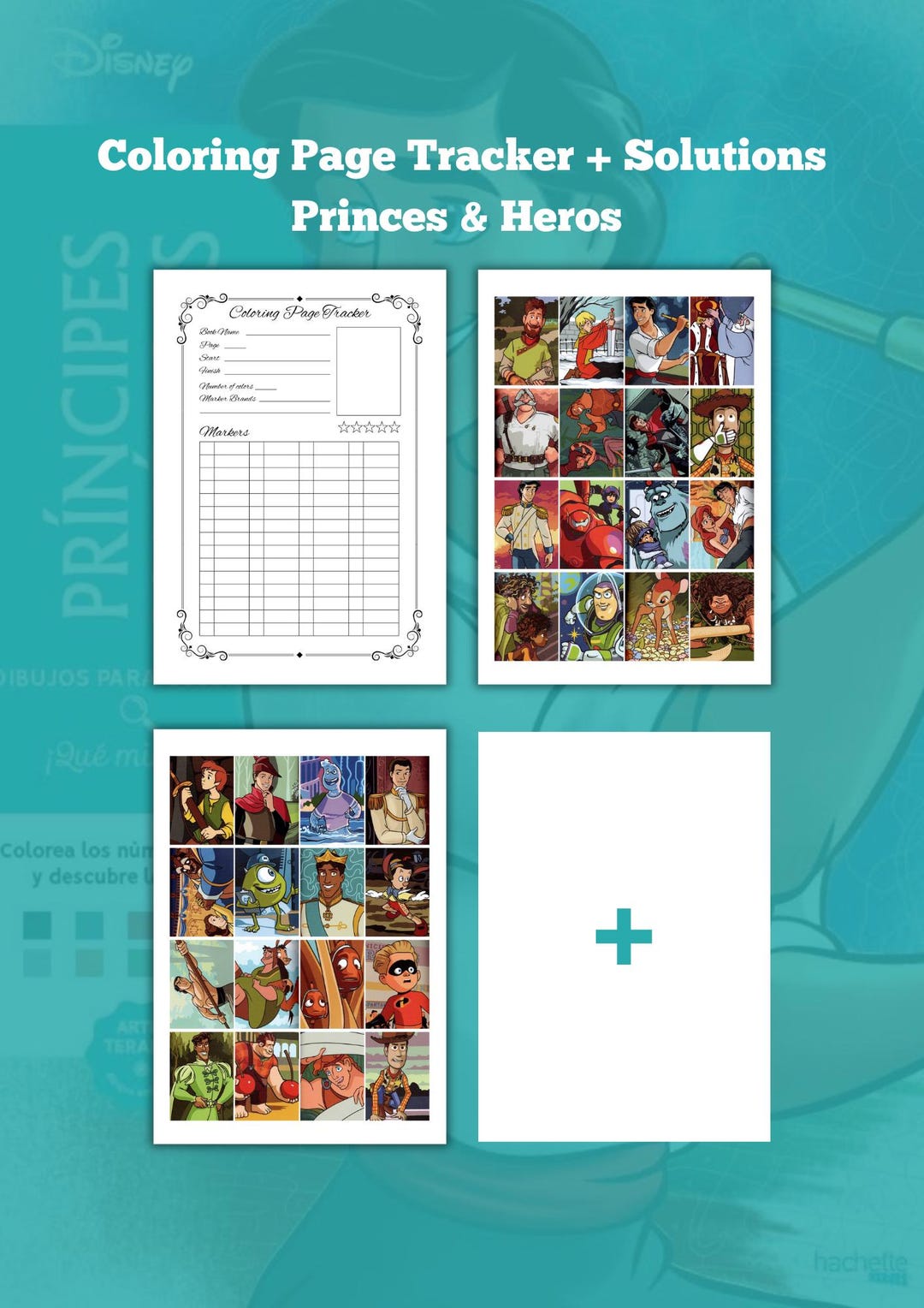 Coloring Page Tracker - Solution Princes and Heros - Coloring Tracker ...
