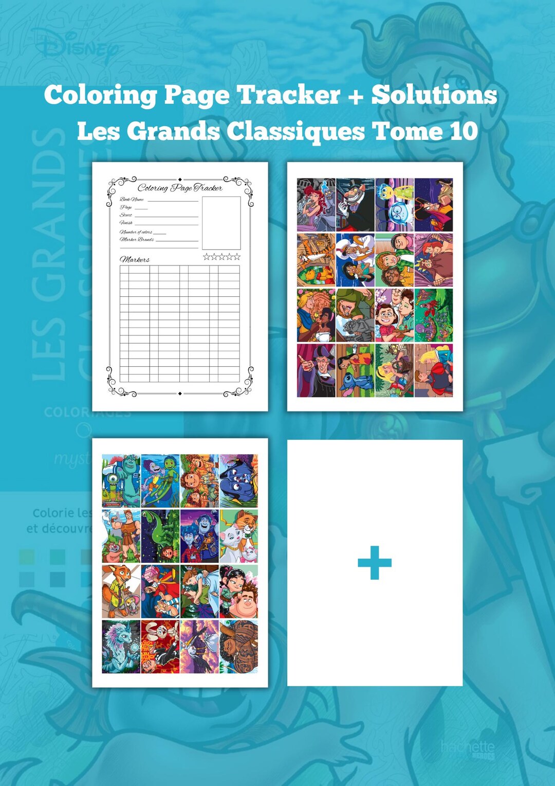 Coloring Page Tracker - Solution Tome 10 - Coloring Tracker Template ...