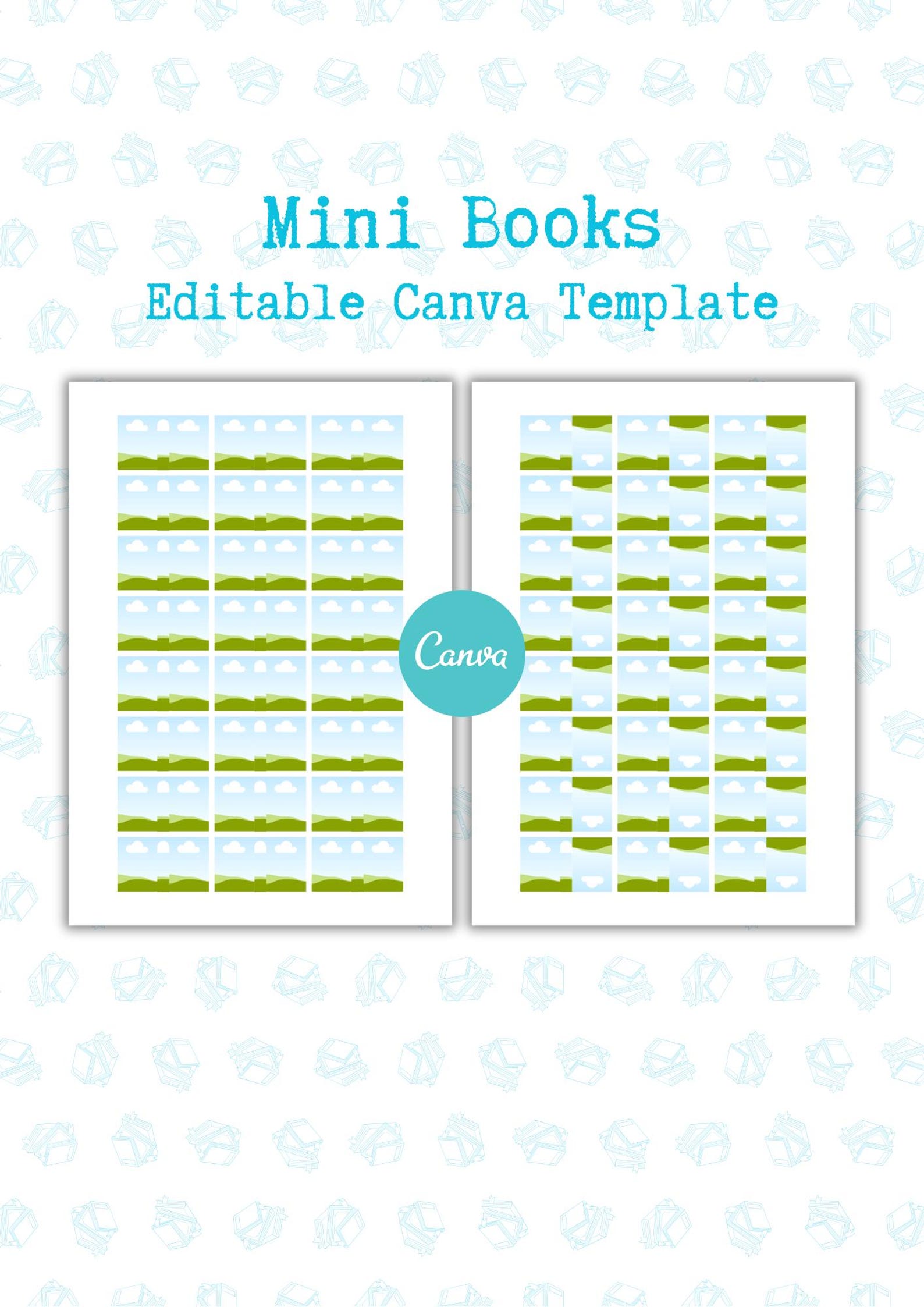 Editable Mini Book Template in Canva - Etsy