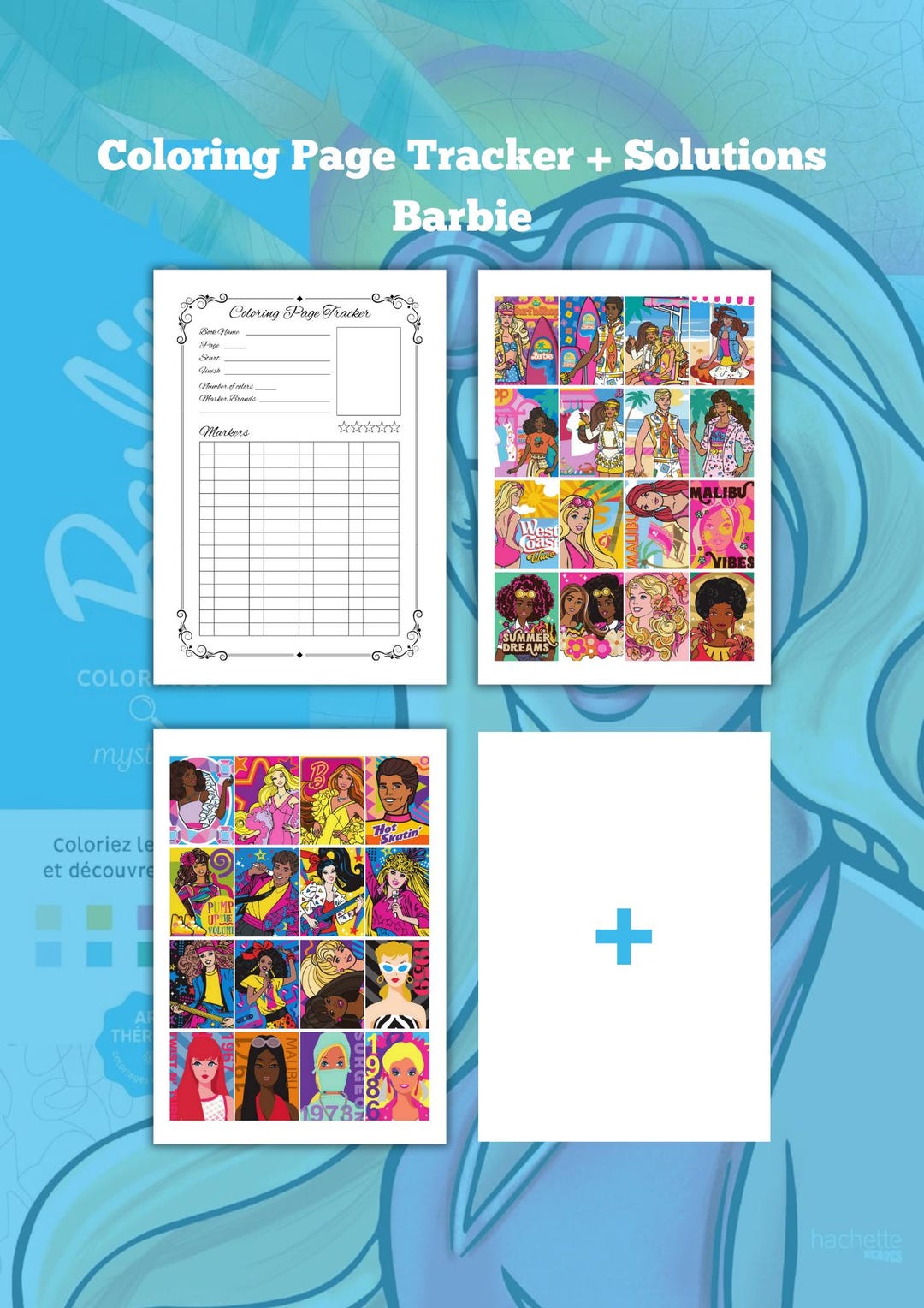 Coloring Page Tracker - Solution Barbie - Coloring Tracker Template ...