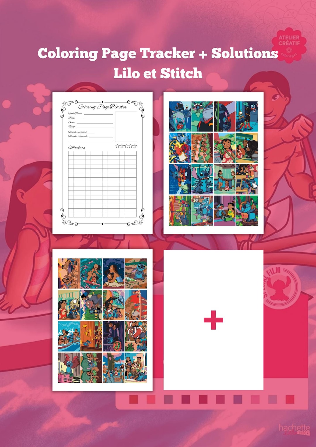 Coloring Page Tracker - Solution Lilo Et Stitch - Coloring Tracker ...