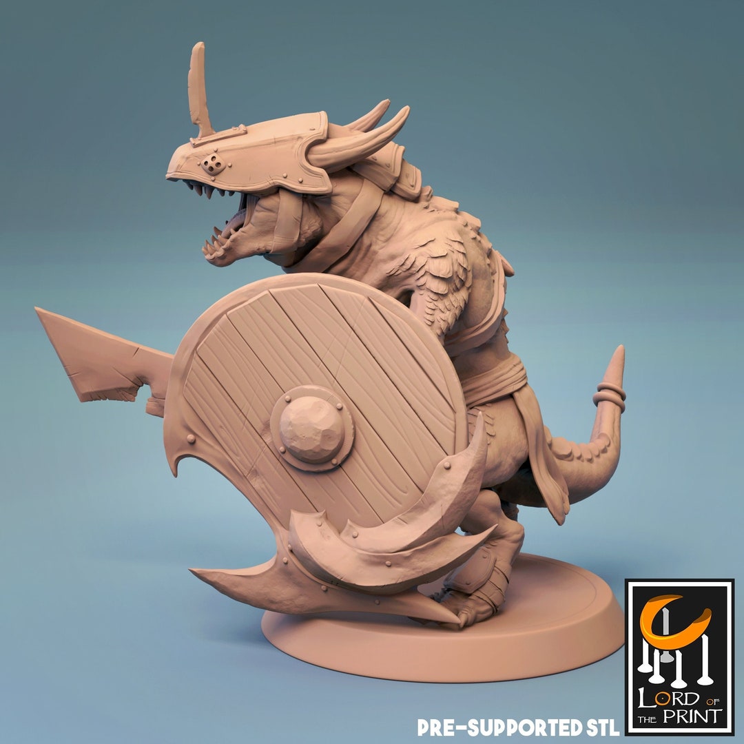 Kobold Monster Miniature, Dnd Figure for Tabletop War Gaming, 3d ...
