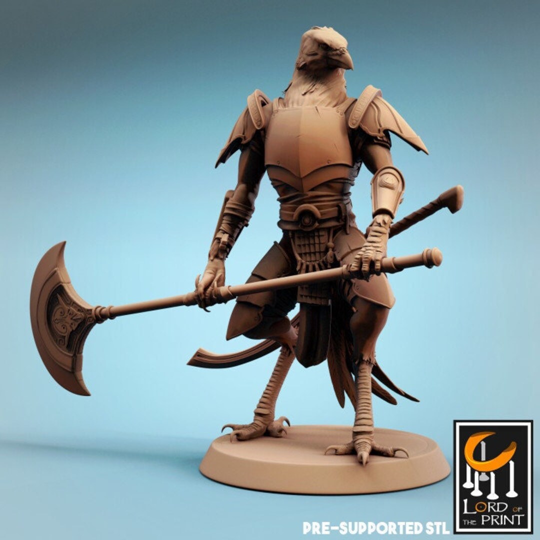 Kenku Soldier 9 32mm Miniature Model Dungeons and Dragons 3d - Etsy