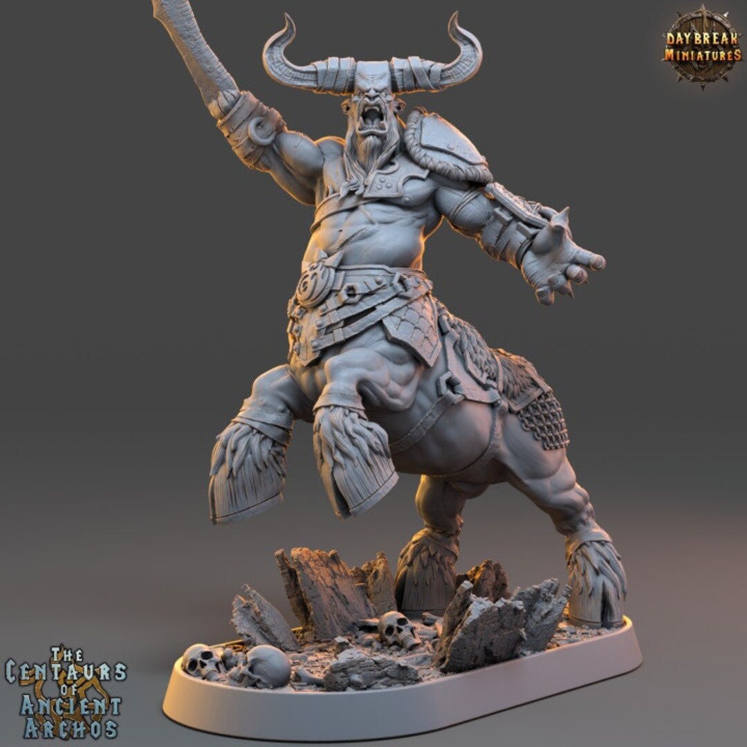 Histram Brawler, Centaur Miniature Model for Dungeons and Dragons, Dnd ...