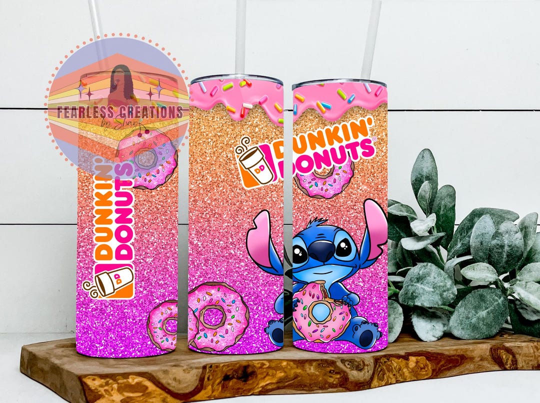 Stitch 20 Oz Tumbler Isublimation Dunkin Donuts Tumbler I 20 Oz Tumbler ...