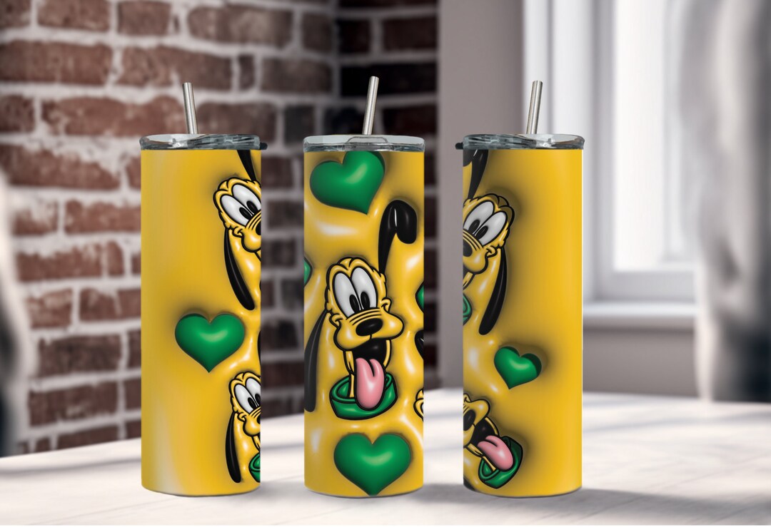 Pluto Puffy Puff 20 Ounce Tumbler I Wrap 3D 20 Oz Tumbler Isublimation ...