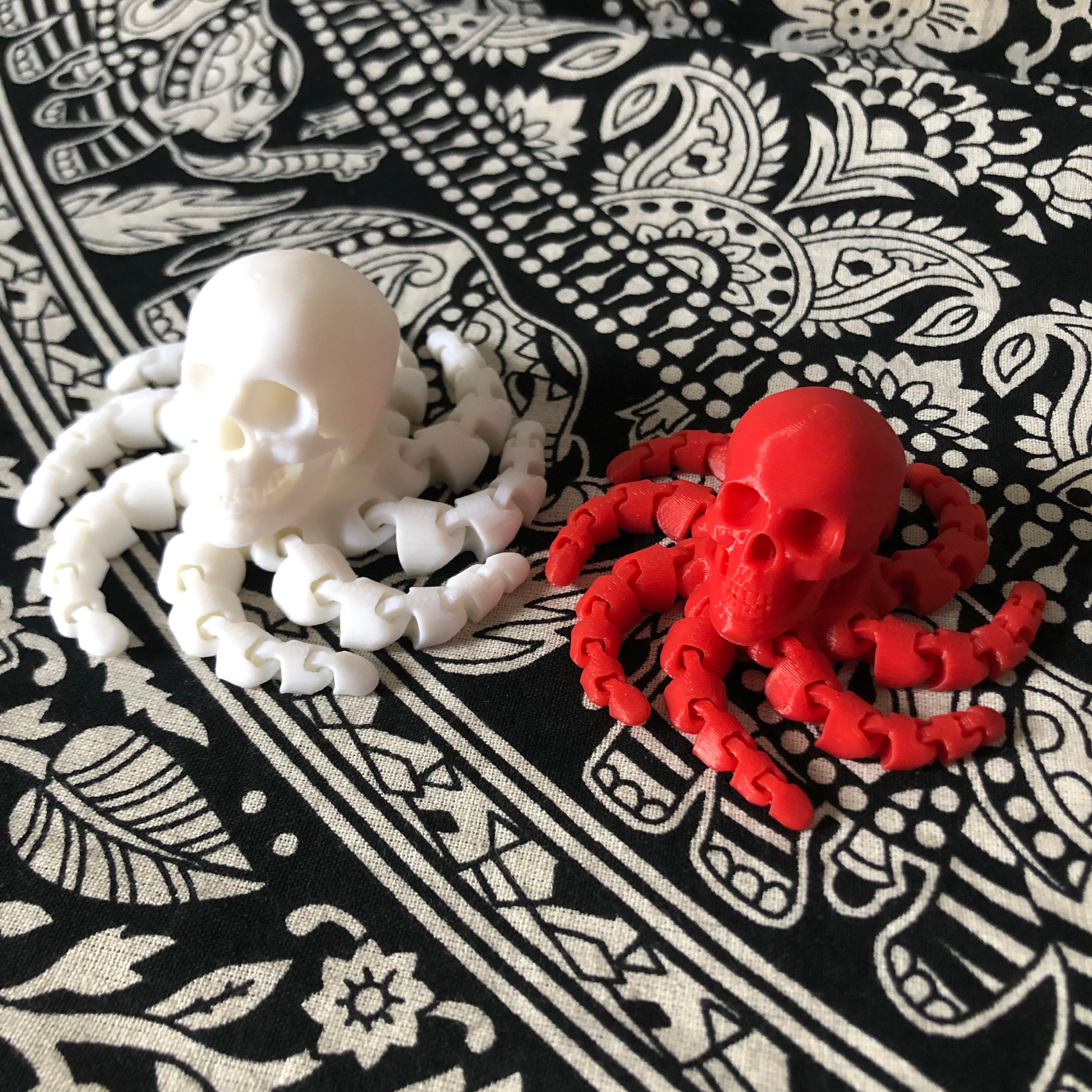 Skullopus Skull Octopus Spider Desktop Ornament Fun Cursed - Etsy