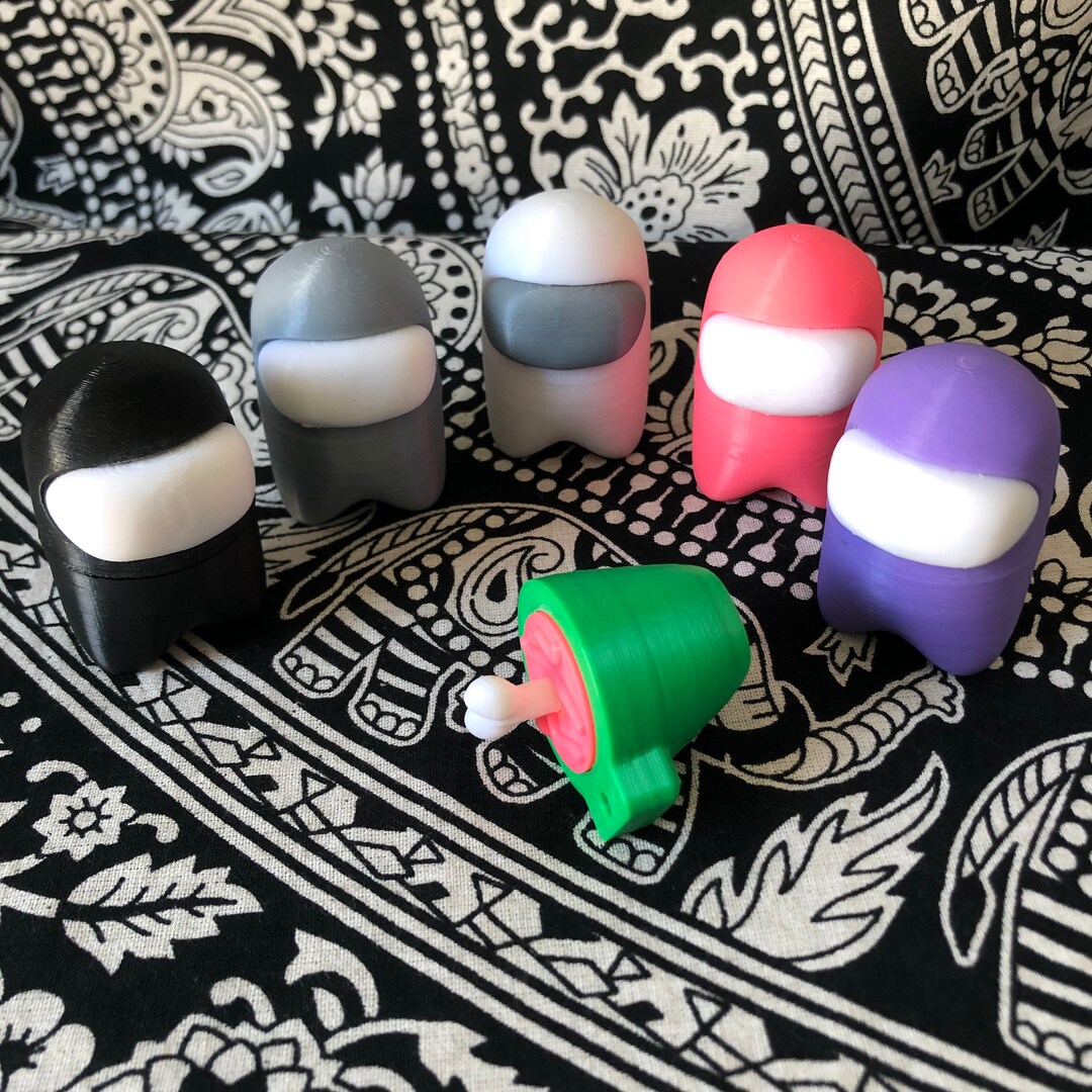 Among Us Crewmate Toy 3D Printed Fan Art Sus Impostor - Etsy