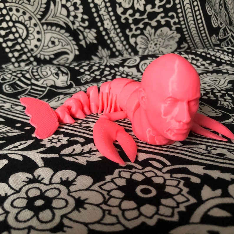 Lobster Rock Lobster 3d Printed Fidget Toy Rocktopus - Etsy