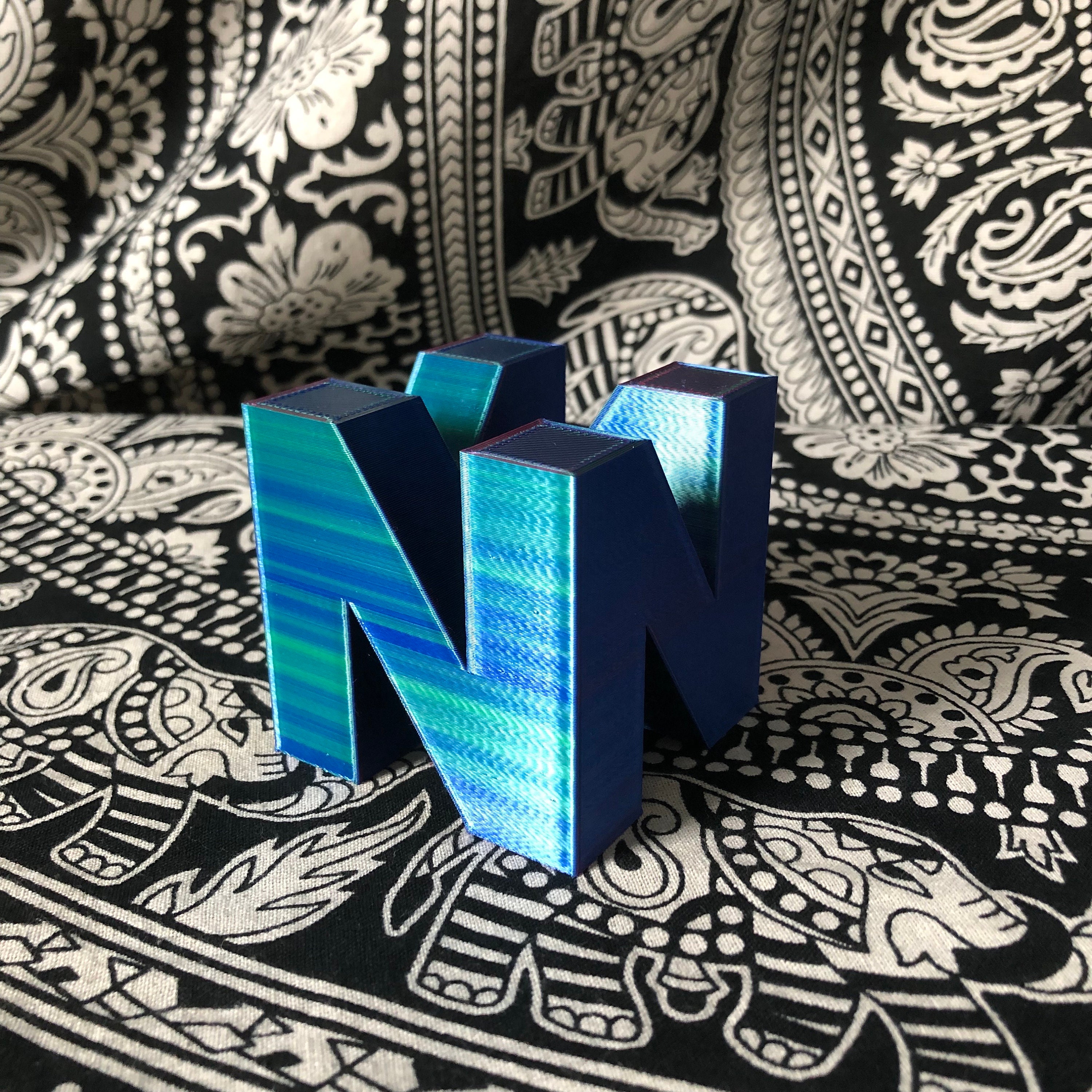 N64/nintendo 64 Video Game Cube Logo Sign, Man Cave, Game Room, Shelf ...