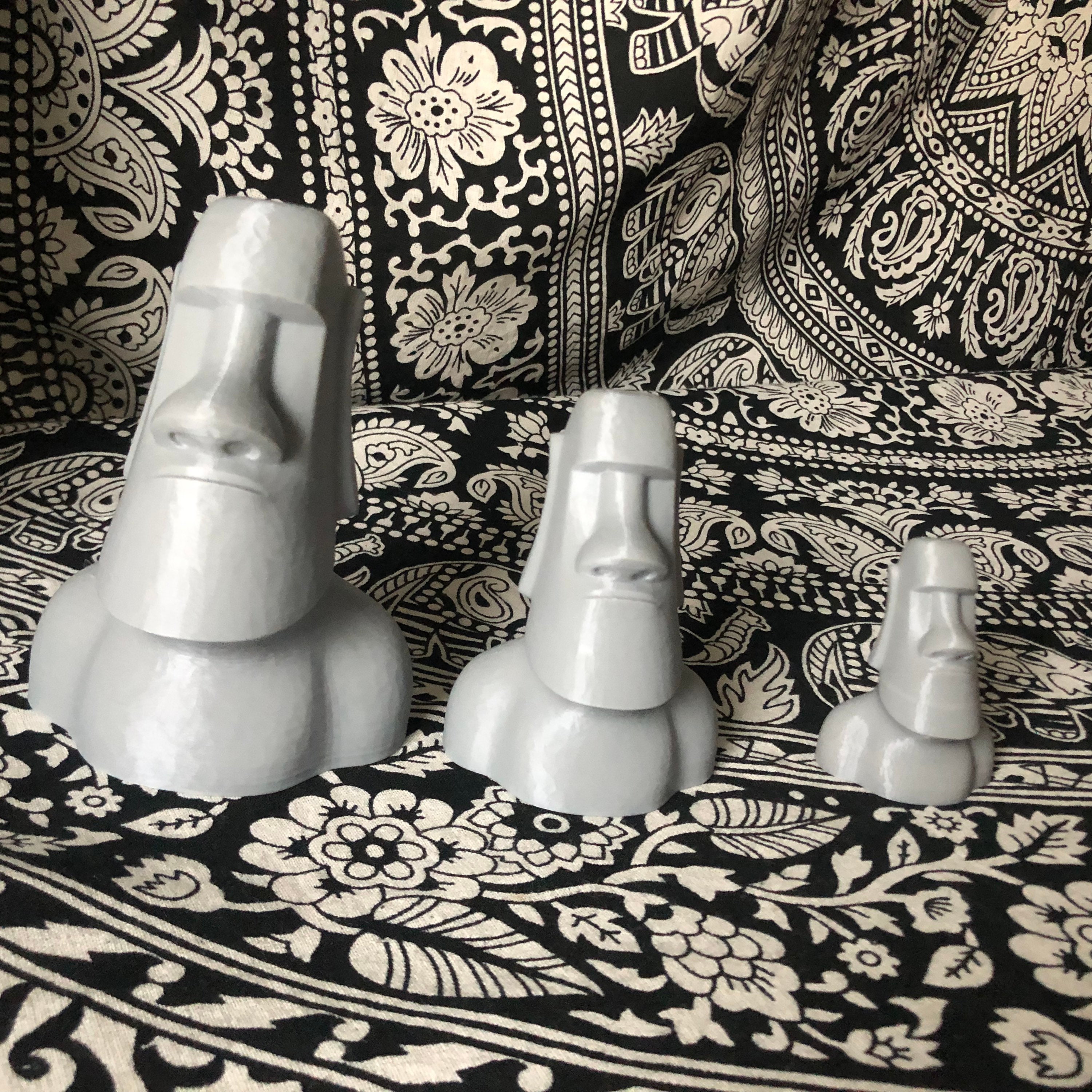 Easter Island Moai Head Repica Model 3D Printed Various Sizes and ...