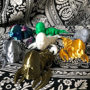 Lobster - Rock Lobster - 3d Printed - Fidget Toy | Rocktopus | the Rock ...