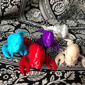 Lobster - Rock Lobster - 3d Printed - Fidget Toy | Rocktopus | the Rock ...