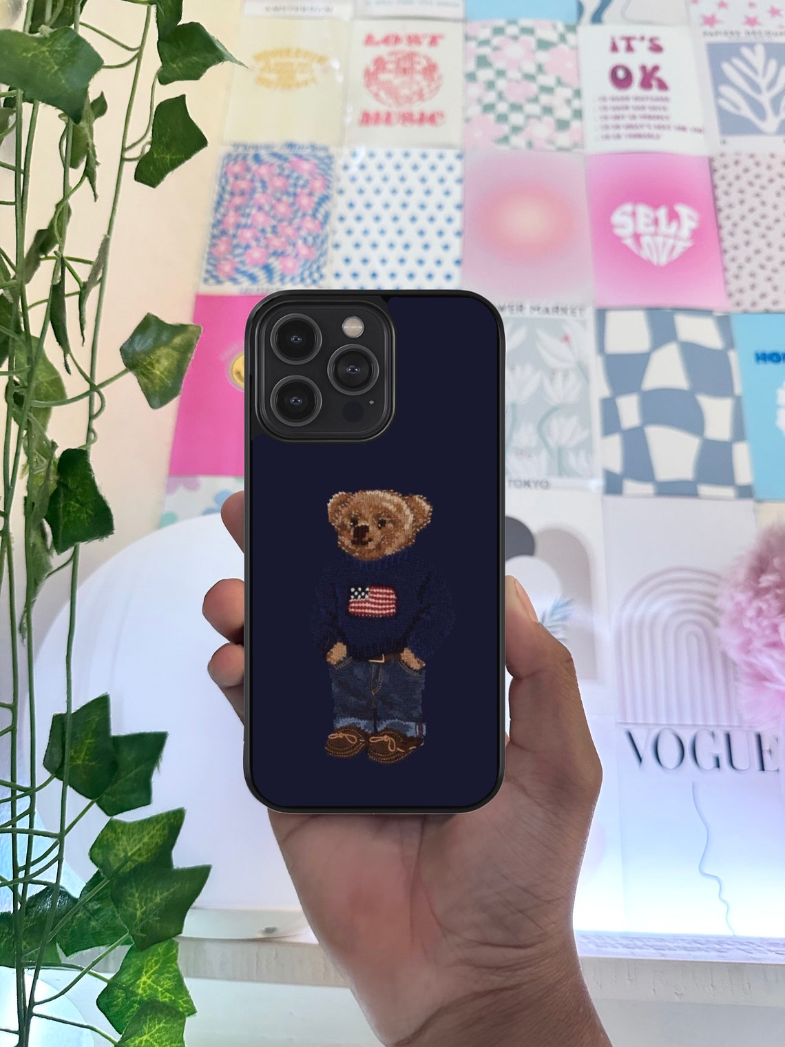 Teddy Bear Phone Case - Etsy