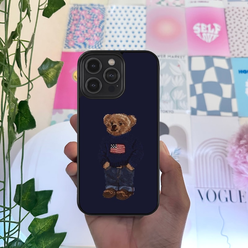 Teddy Bear Phone Case - Etsy