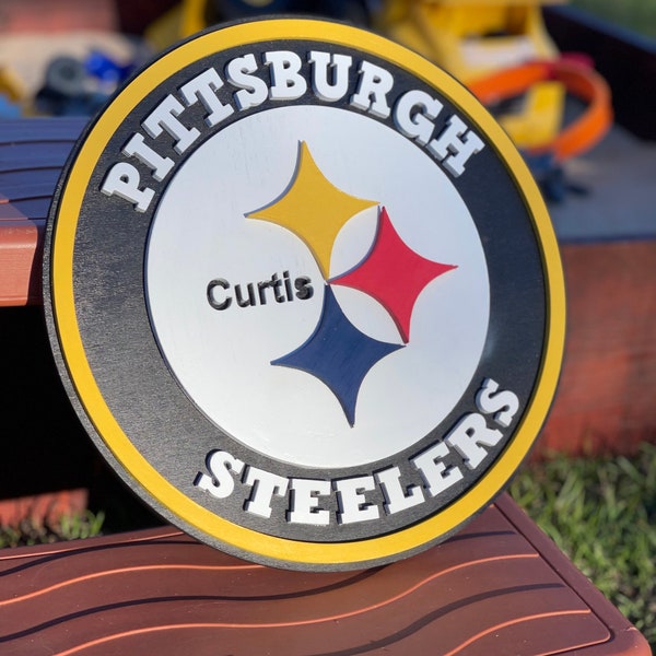 Steelers Wood Sign - Etsy