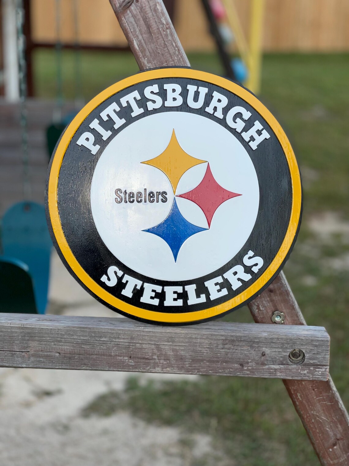 Steelers INSPIRED Wood Sign, 3D Sign, Steelers Logo Sign - Etsy