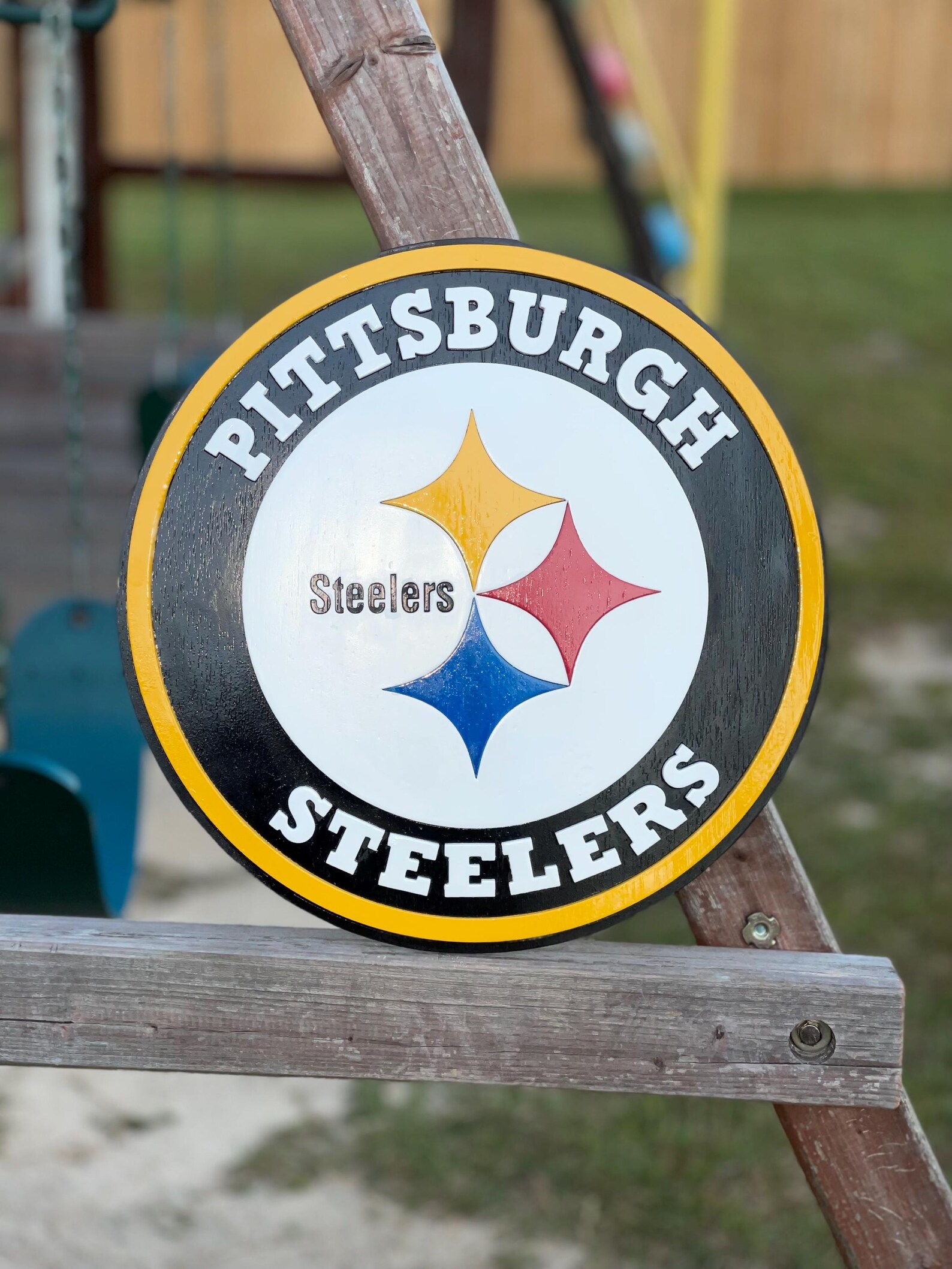 Steelers INSPIRED Wood Sign, 3D Sign, Steelers Logo Sign - Etsy