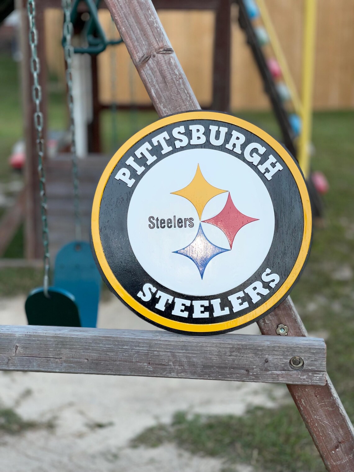 Steelers INSPIRED Wood Sign, 3D Sign, Steelers Logo Sign - Etsy