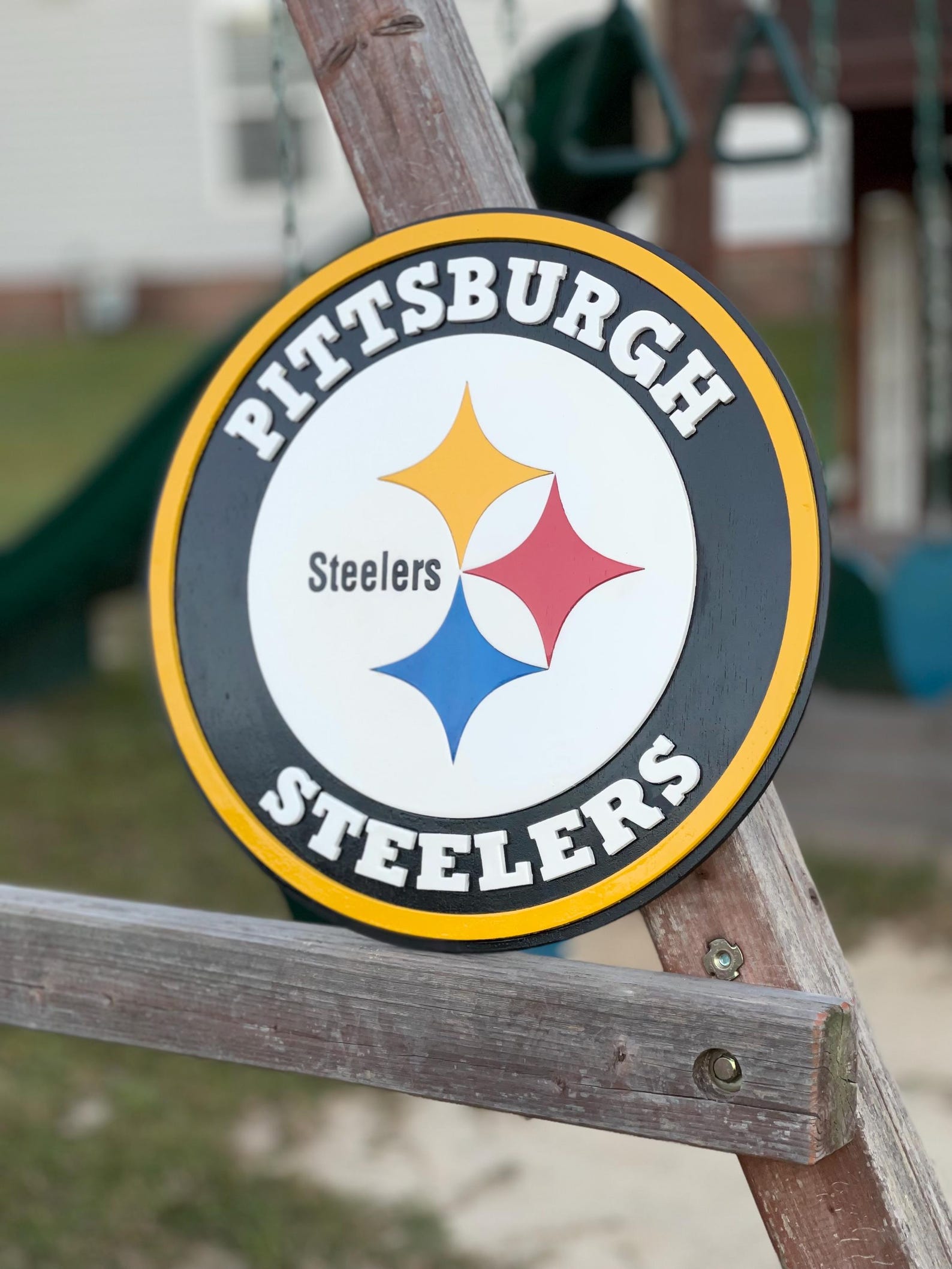 Steelers INSPIRED Wood Sign, 3D Sign, Steelers Logo Sign - Etsy